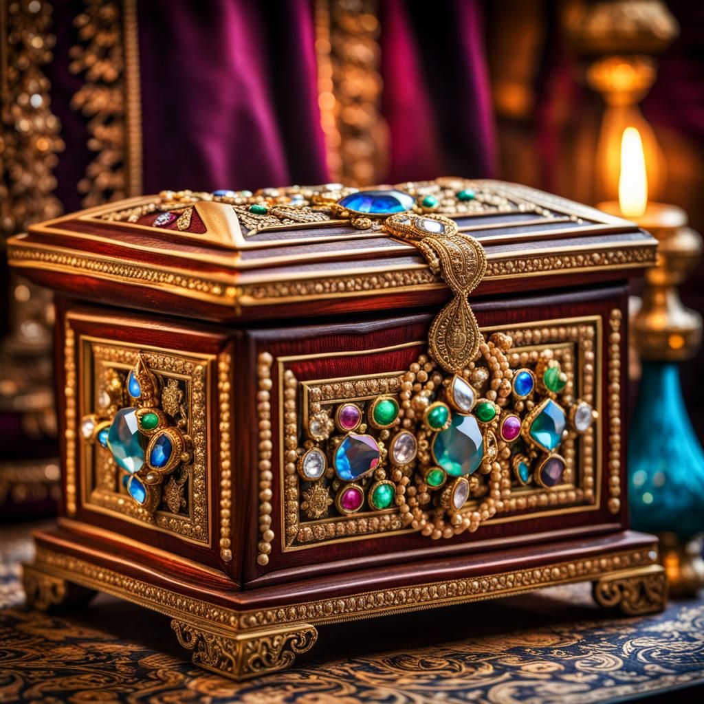 Arabian Treasure Box - AI Generated Artwork - NightCafe Creator