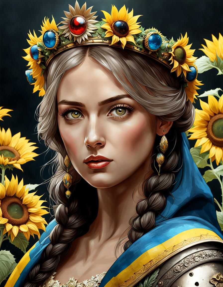 Ukrainian woman - AI Generated Artwork - NightCafe Creator