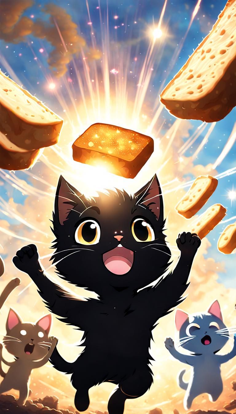 It's Raining Bread - AI Generated Artwork - NightCafe Creator
