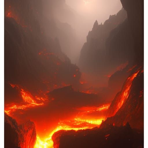 Entrance to Hell - AI Generated Artwork - NightCafe Creator