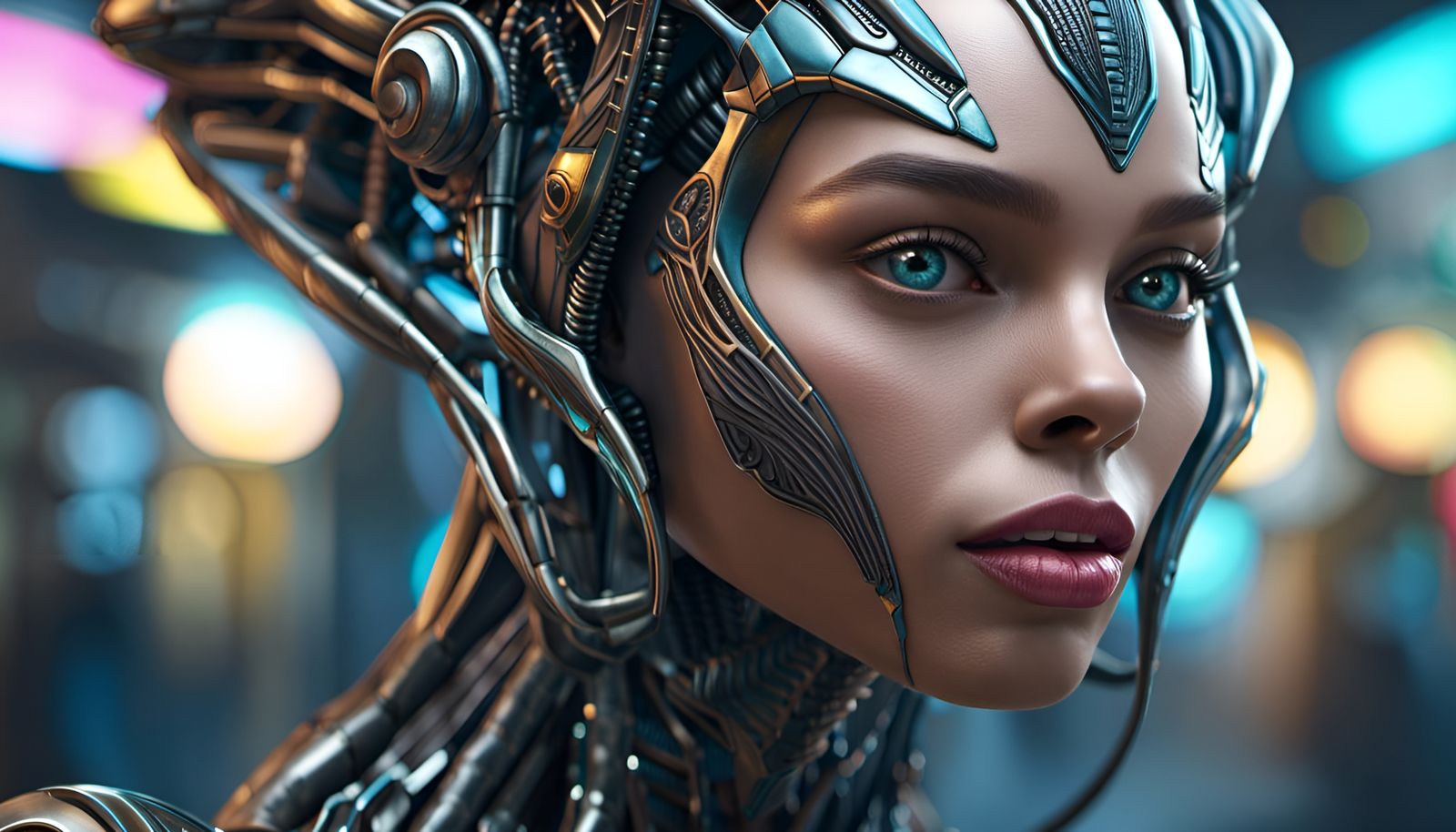 Alien Cyborg II - AI Generated Artwork - NightCafe Creator