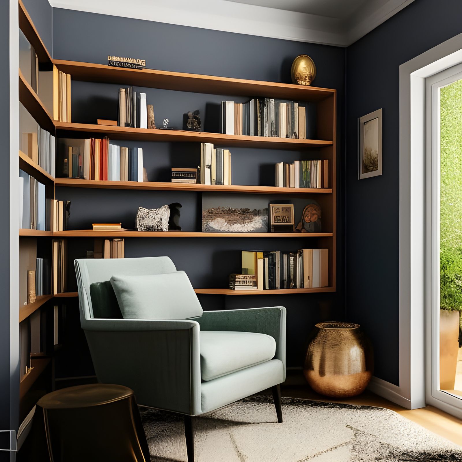 Book Nook - AI Generated Artwork - NightCafe Creator