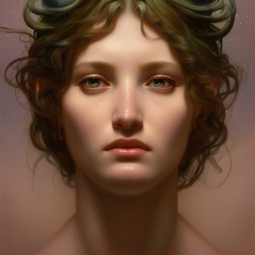 Greek Mythology, Seven sisters, Atlas Daughters, Pleiades, Elihu Vedder - AI Generated Artwork ...