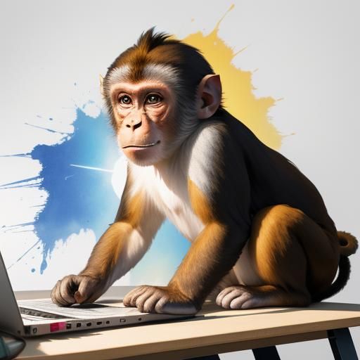Monkey - AI Generated Artwork - NightCafe Creator