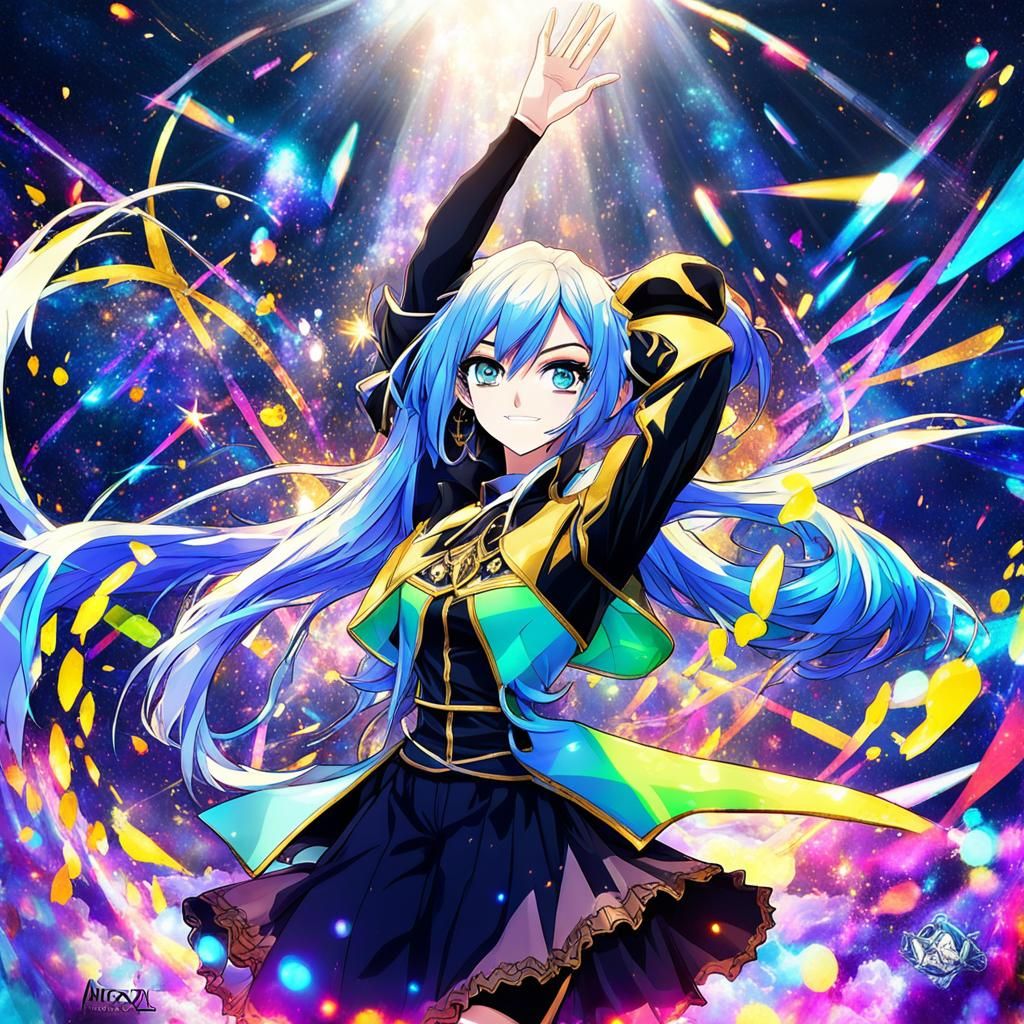 Anime XL girl - AI Generated Artwork - NightCafe Creator