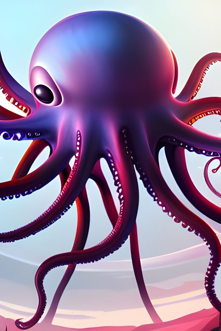 An Alien from Planet Octopus Delta-9 #1 - AI Generated Artwork ...