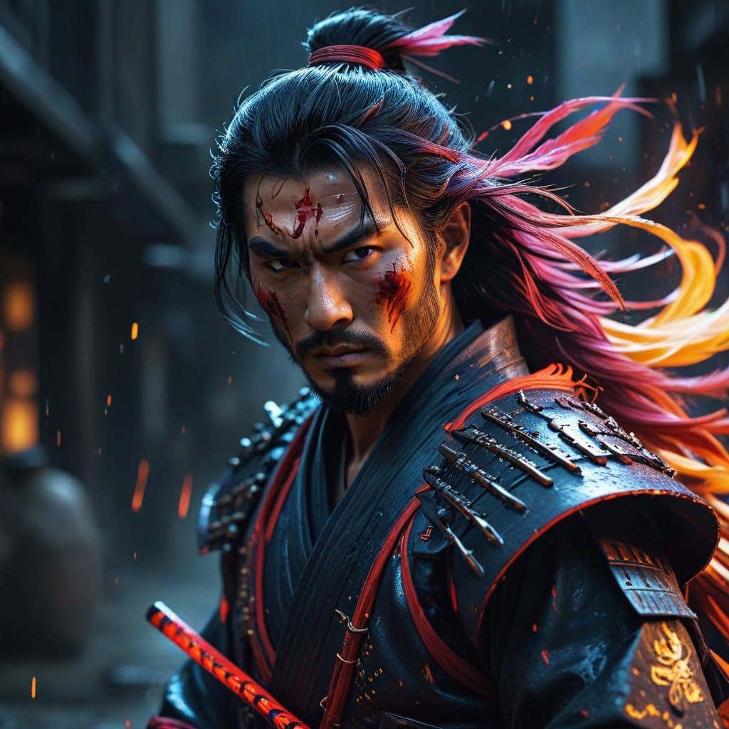 After the Fight - Surreal Samurai Reveals Himself in Hyper-R...