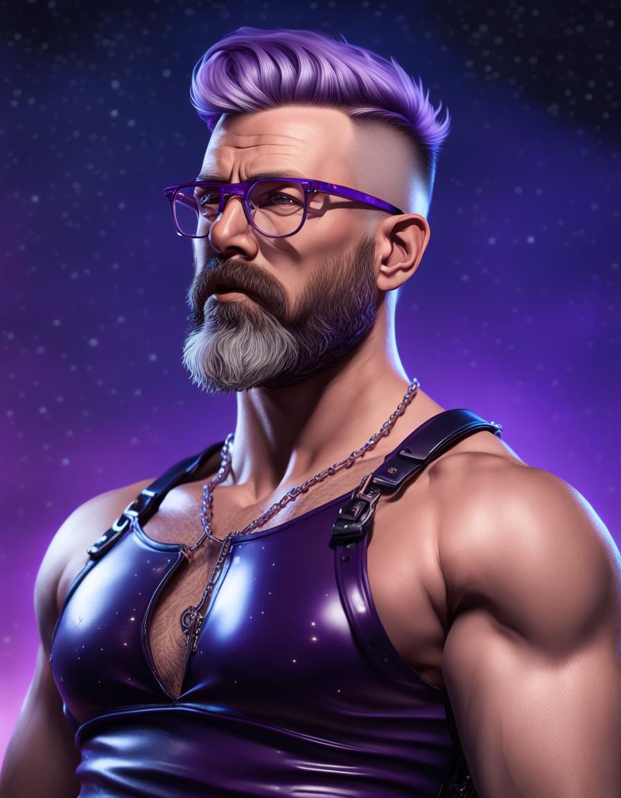 Nerdy daddy - AI Generated Artwork - NightCafe Creator