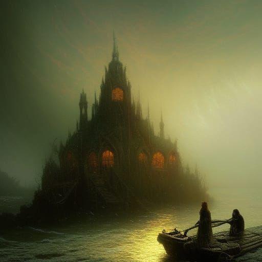 Ferryman on the River Styx 1 - Epic Ferryman on the River St...