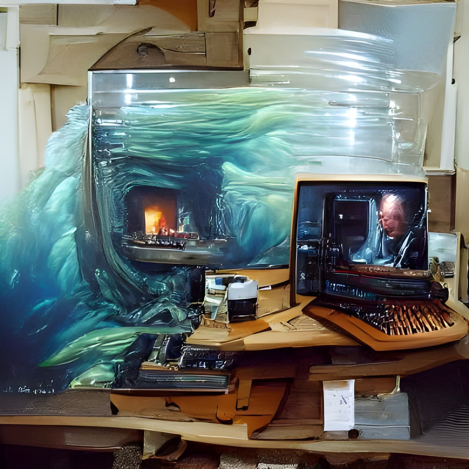Coolest PC setup ever - AI Generated Artwork - NightCafe Creator
