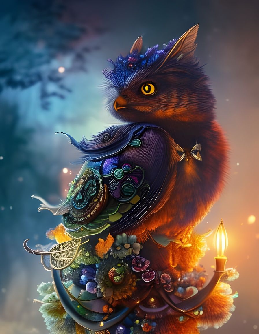 CatOwl - AI Generated Artwork - NightCafe Creator