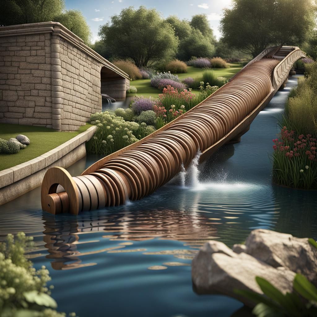 Archimedes Screw invented in 3rd century BCE for irrigation - AI ...