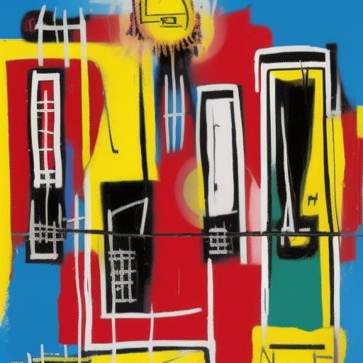 cityscape by Jean-Michel Basquiat - AI Generated Artwork - NightCafe ...