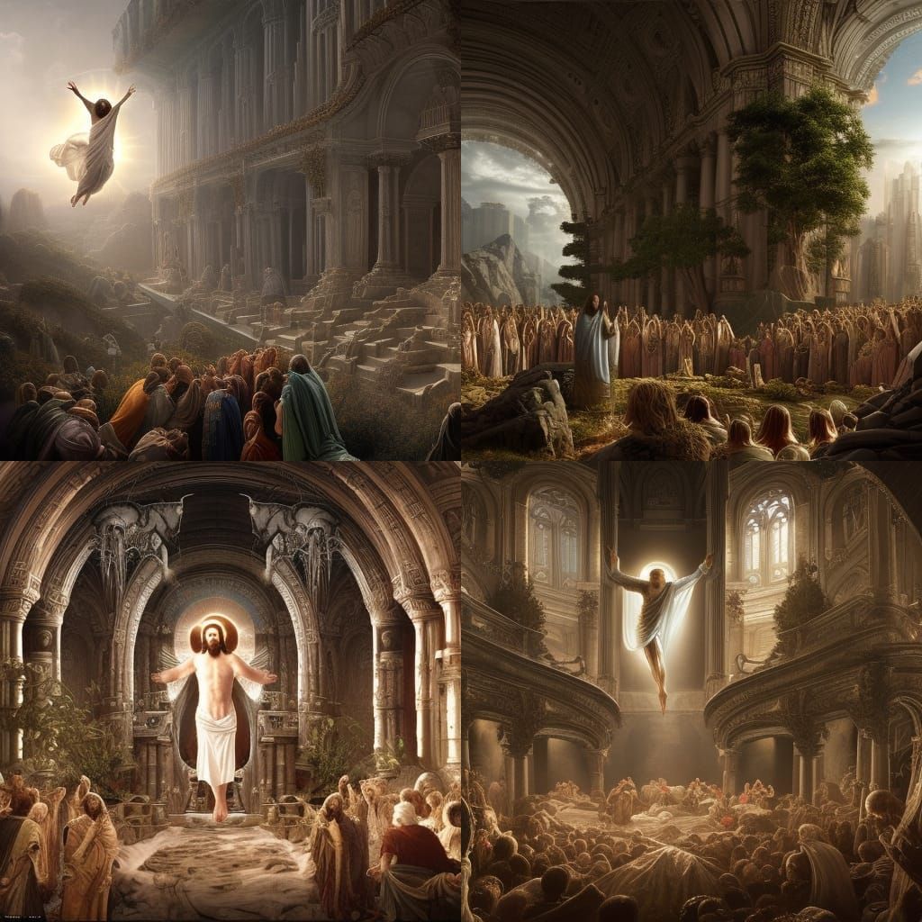 The Resurrection of Christ - AI Generated Artwork - NightCafe Creator