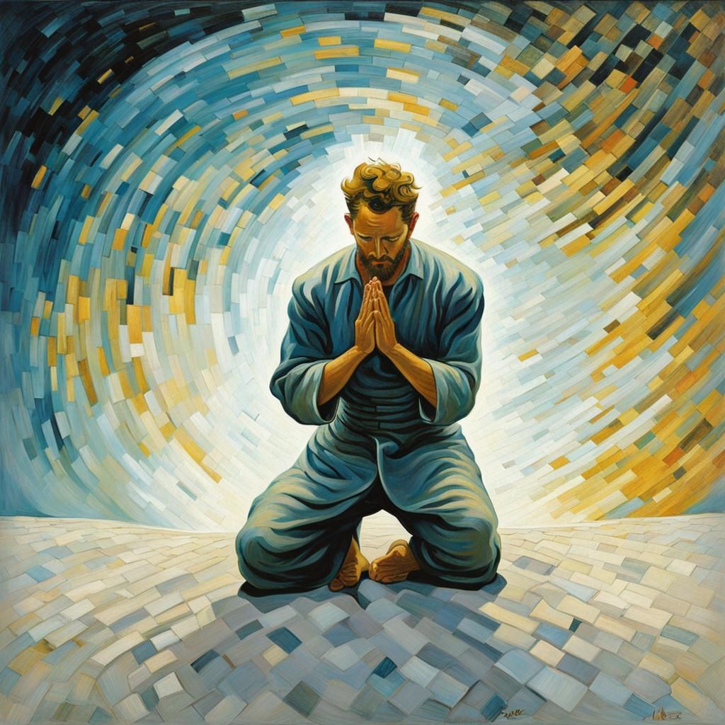 Secret prayer 2 - AI Generated Artwork - NightCafe Creator