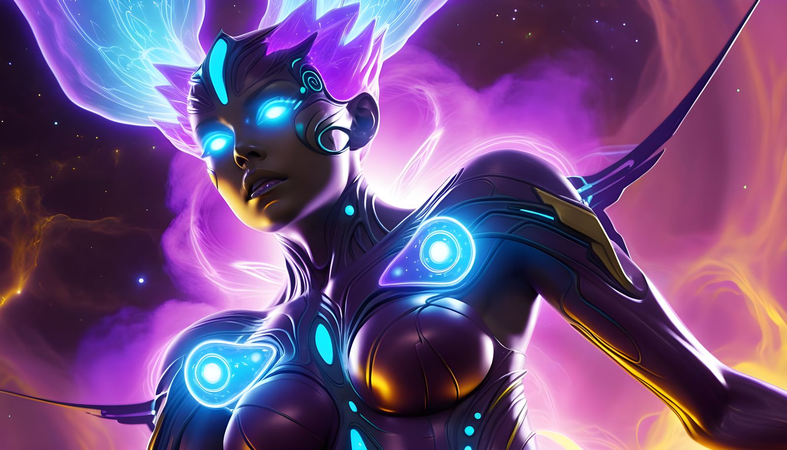 Nebula Elemental Connector. - Cosmic Elemental Nexus in Ephe...