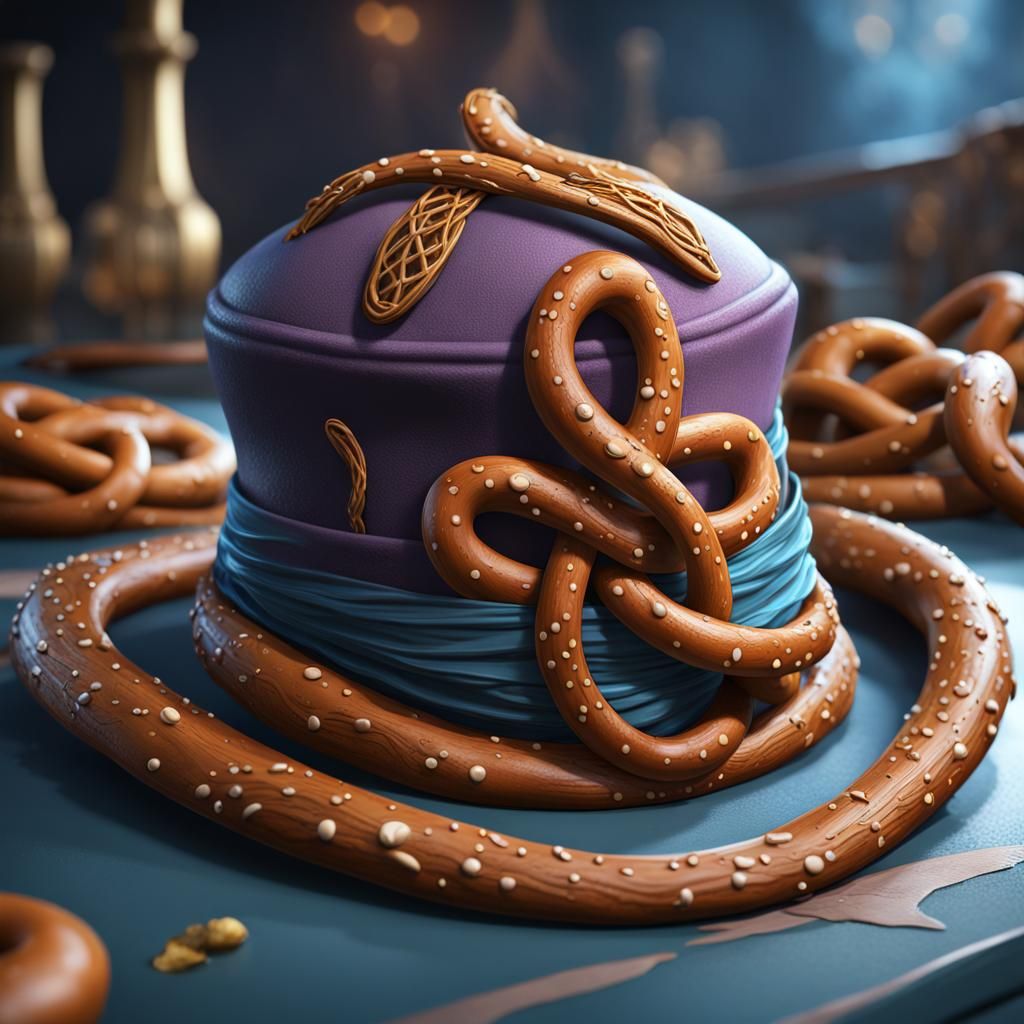 Pretzel hat - AI Generated Artwork - NightCafe Creator