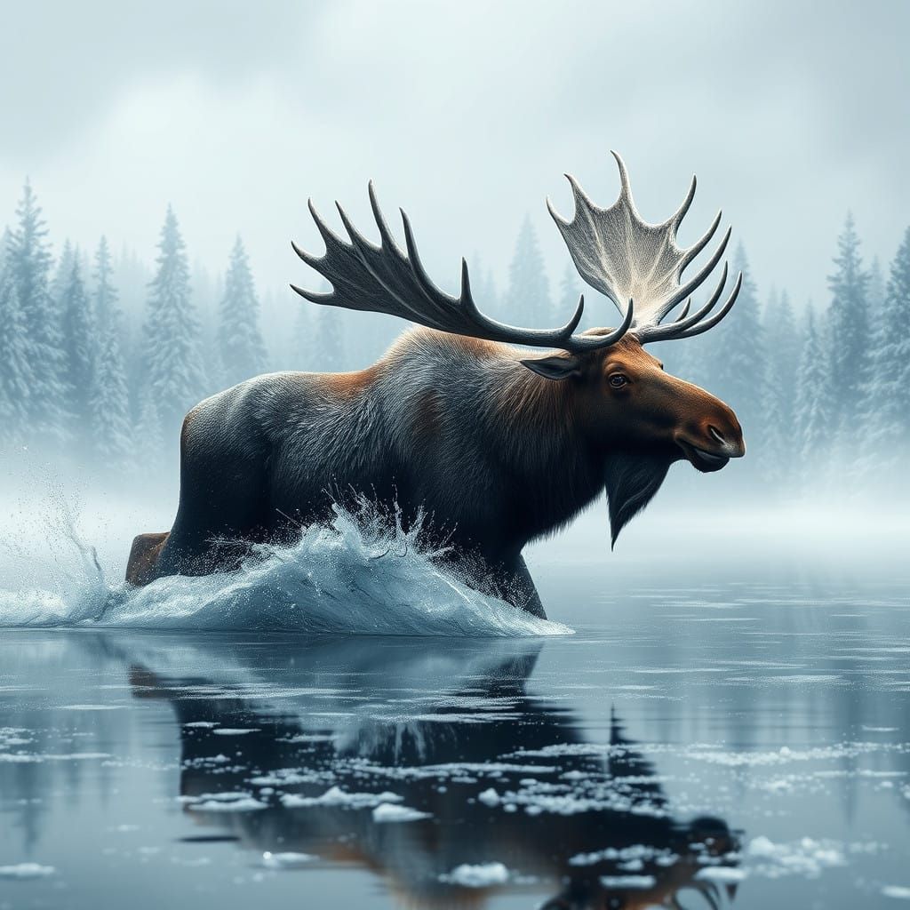 ice moose - ice moose