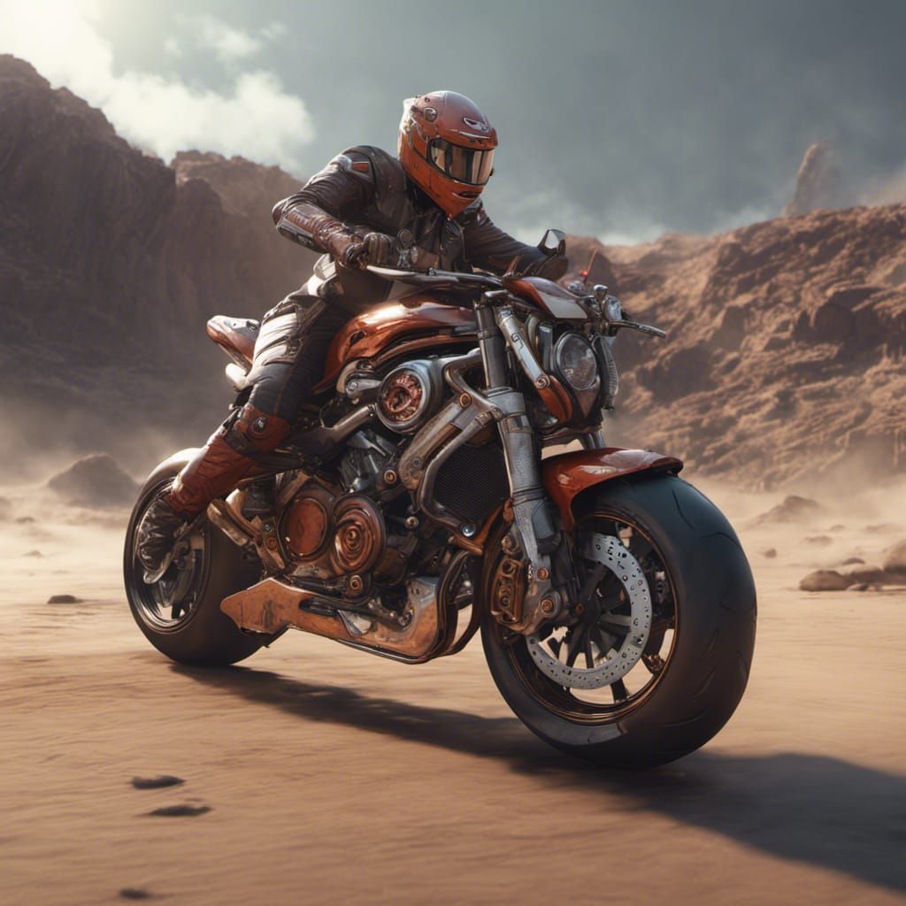 Motorcycle - AI Generated Artwork - NightCafe Creator