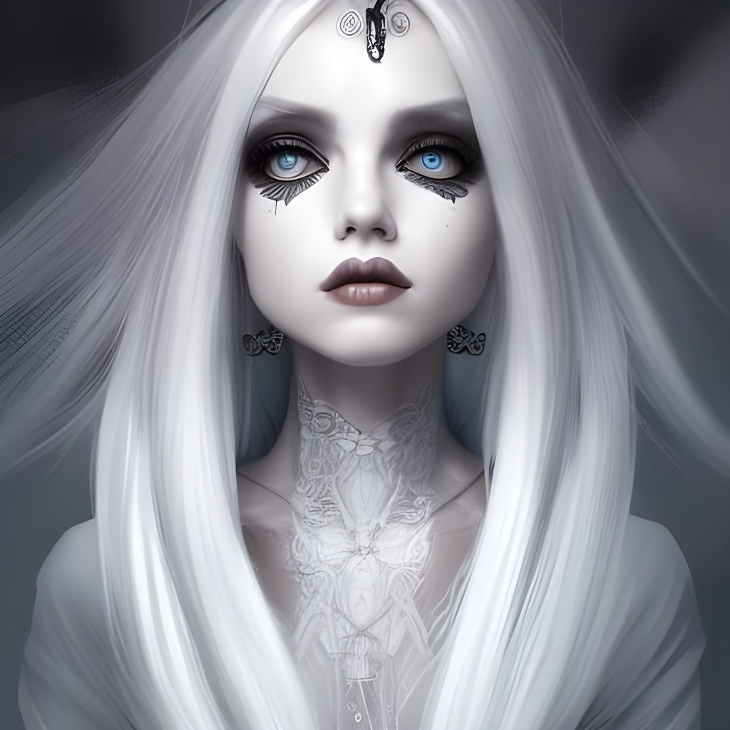 white gothic - AI Generated Artwork - NightCafe Creator