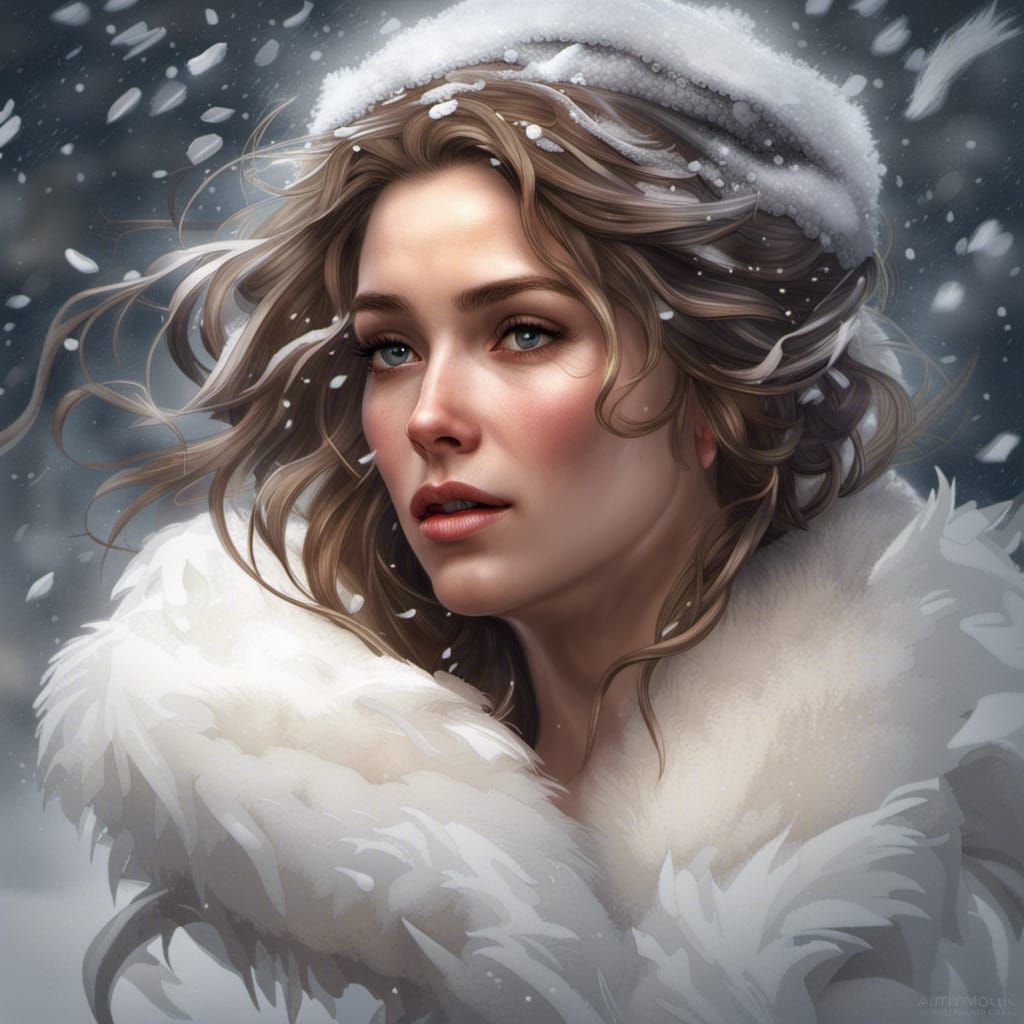 Snow Flurries - AI Generated Artwork - NightCafe Creator