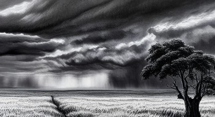 Blustery Fields - AI Generated Artwork - NightCafe Creator