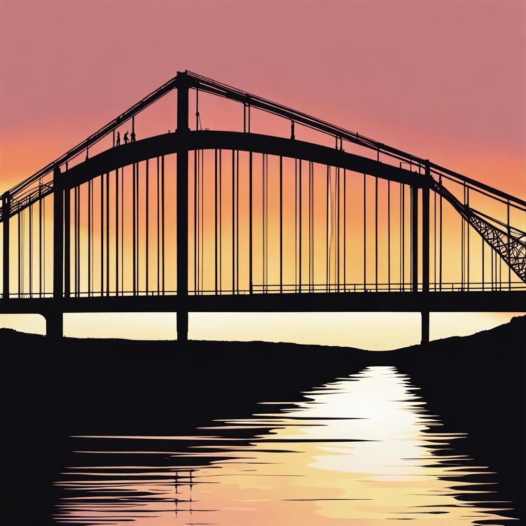 Minimalist Bridge . . . Open Prompt - AI Generated Artwork - NightCafe ...