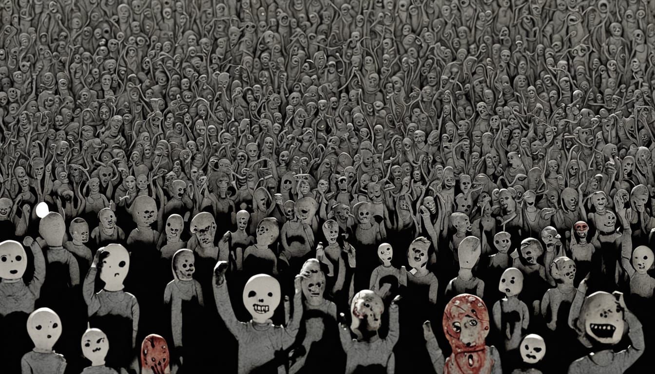 In Junji Ito's world. creep nightmare