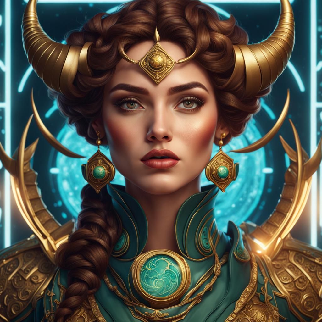 Beautiful Taurus Woman - Zodiac Sign Collection - AI Generated Artwork ...