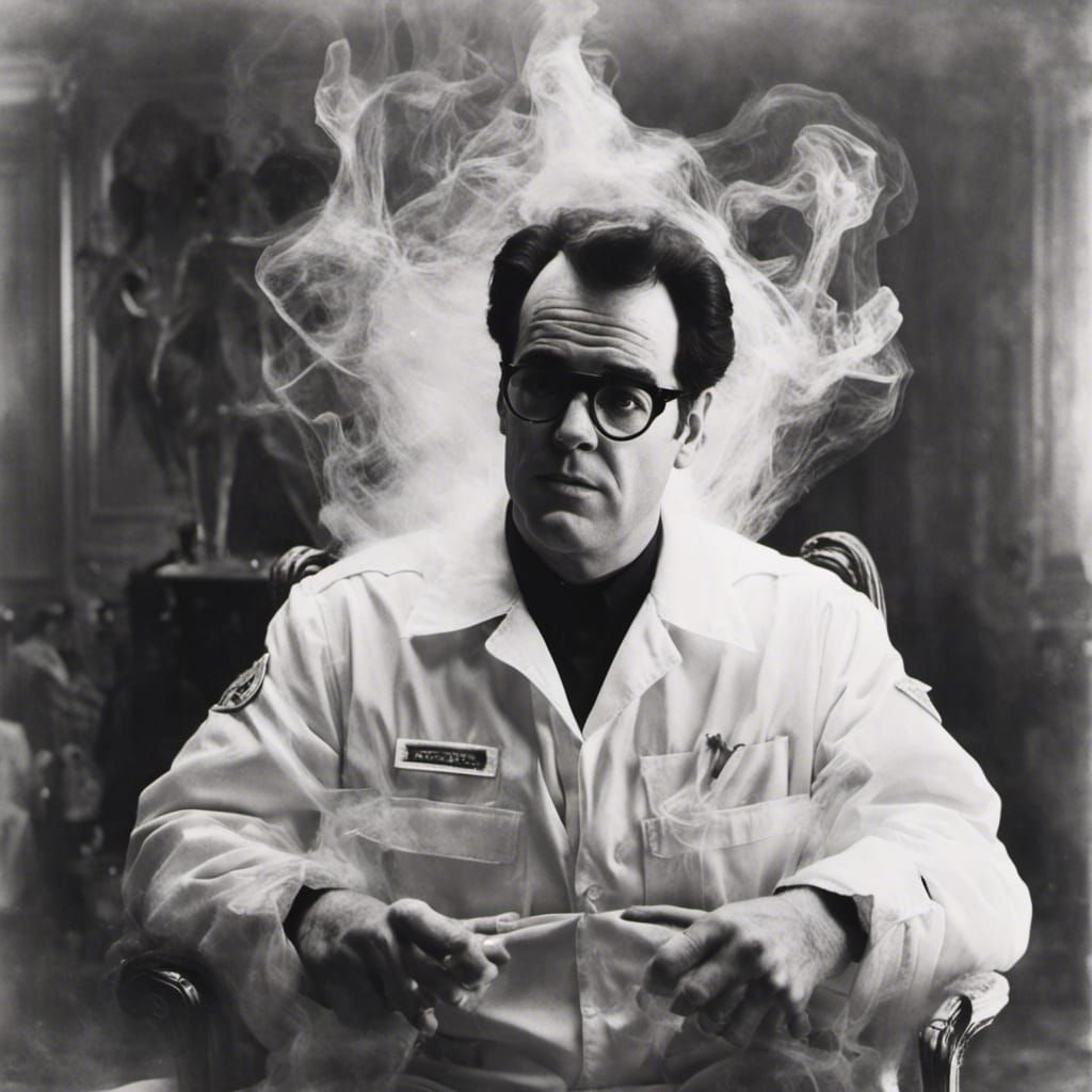 Dan Aykroyd as Raymond Stanz - AI Generated Artwork - NightCafe Creator