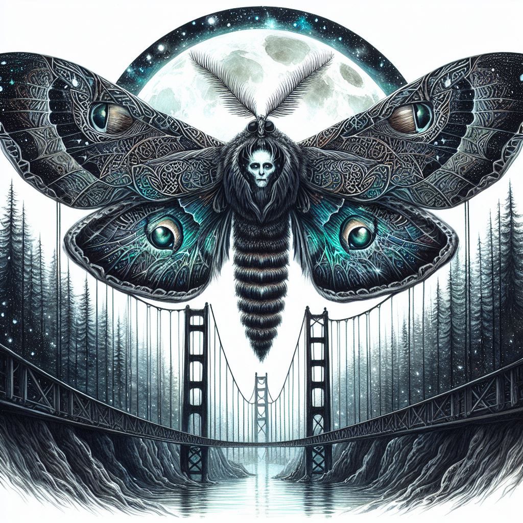 MothMan of Point Pleasant, and Environs #1 - AI Generated Artwork ...