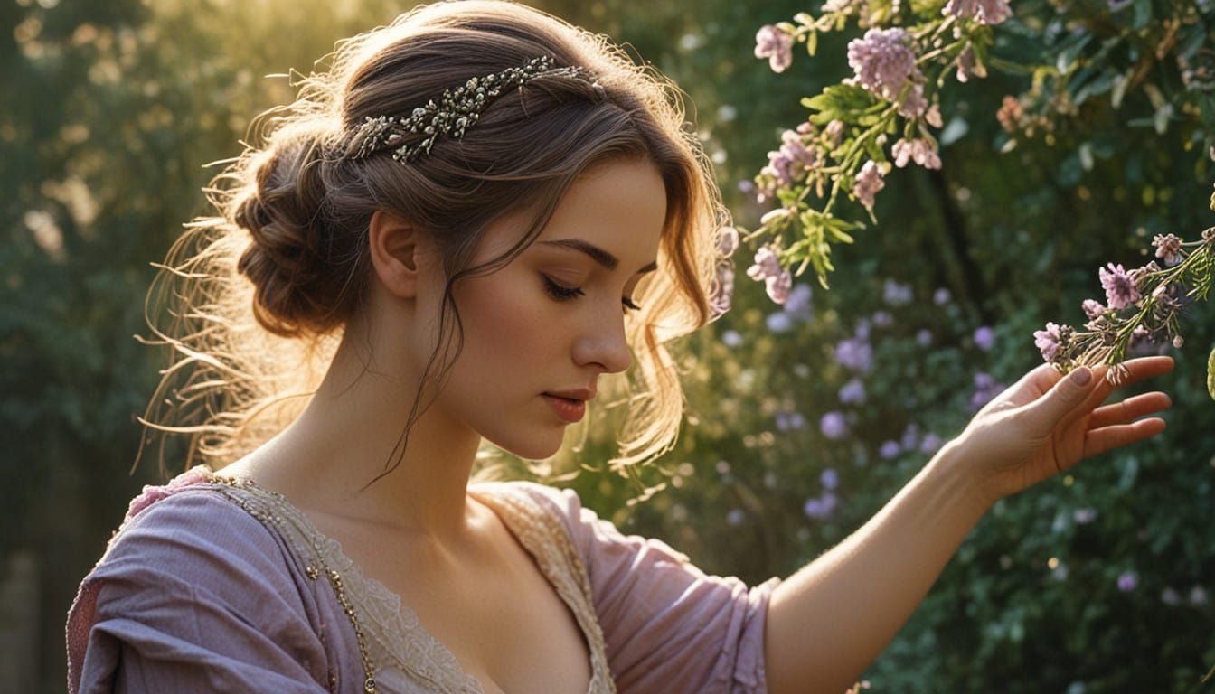 The Lady Emily, embracing the first of dawns rays