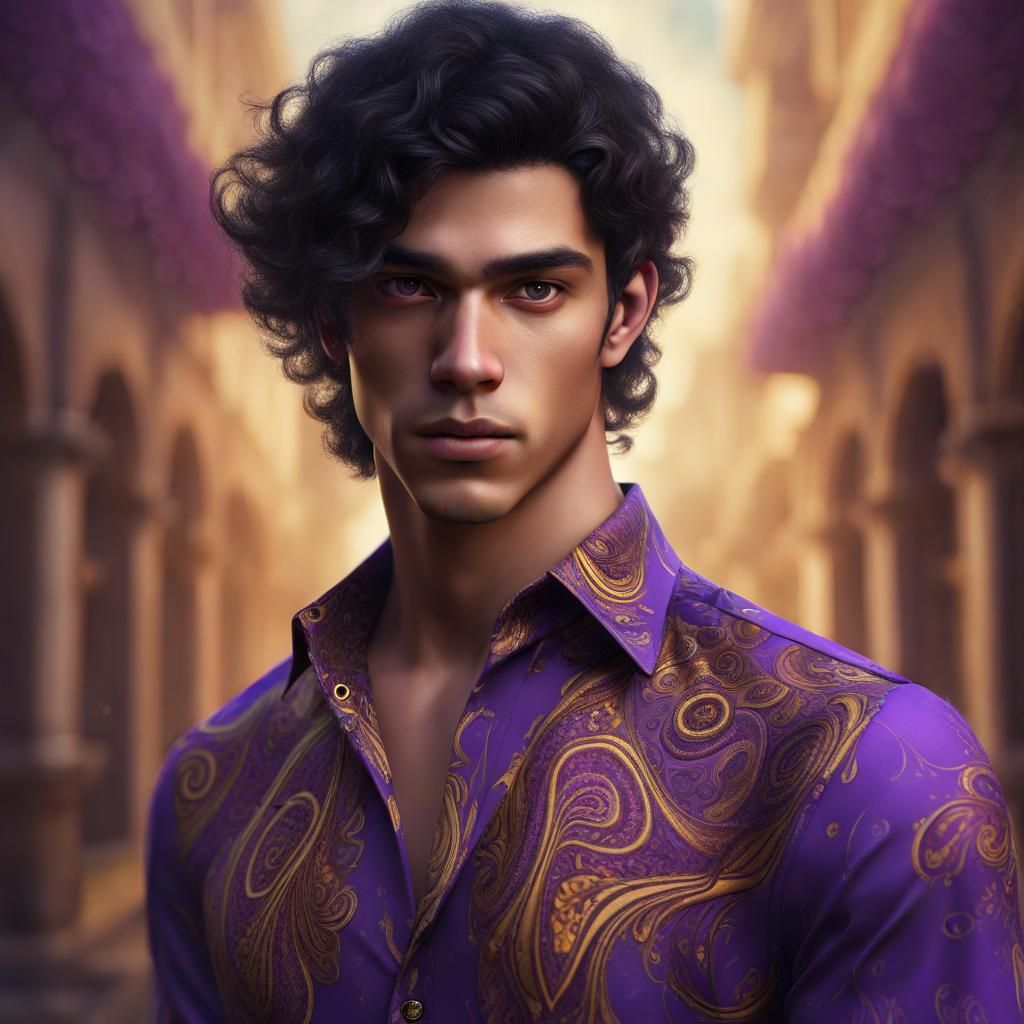 Pintura de un Tipo Guapisimo - AI Generated Artwork - NightCafe Creator