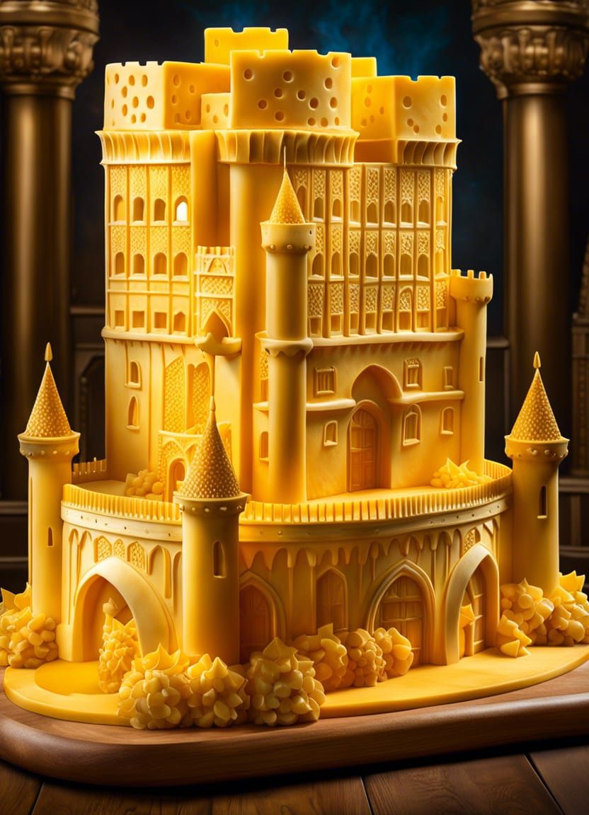 Cheese Castle! : r/nightcafe