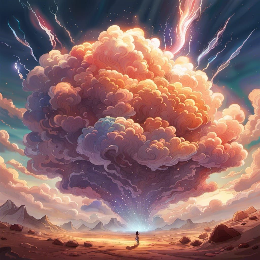 Magical cloud - AI Generated Artwork - NightCafe Creator