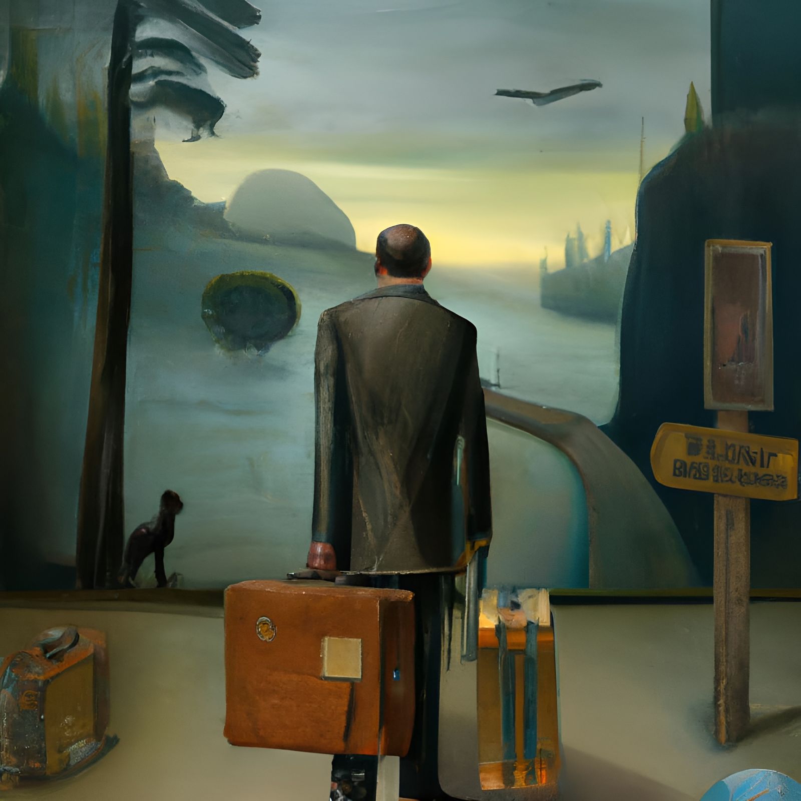 Traveller - AI Generated Artwork - NightCafe Creator