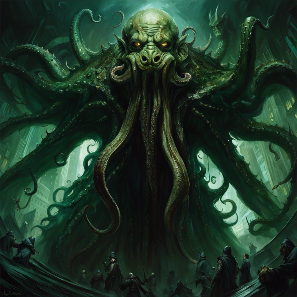 Cthulhu - AI Generated Artwork - NightCafe Creator