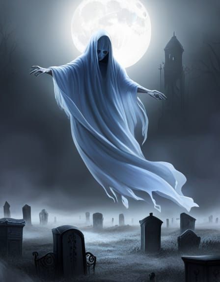 Ghost - AI Generated Artwork - NightCafe Creator