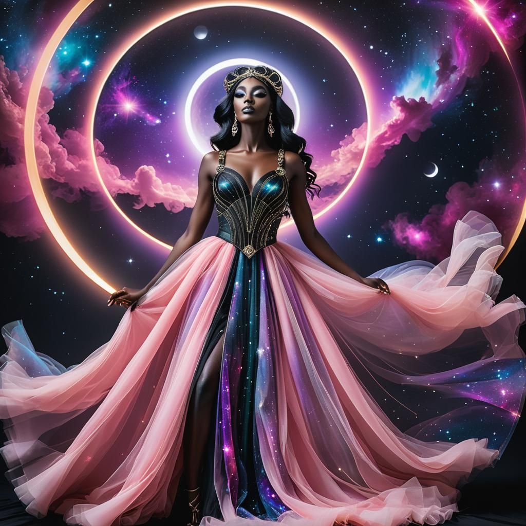 Cosmic Queen - AI Generated Artwork - NightCafe Creator