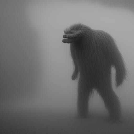 Fog monster - AI Generated Artwork - NightCafe Creator