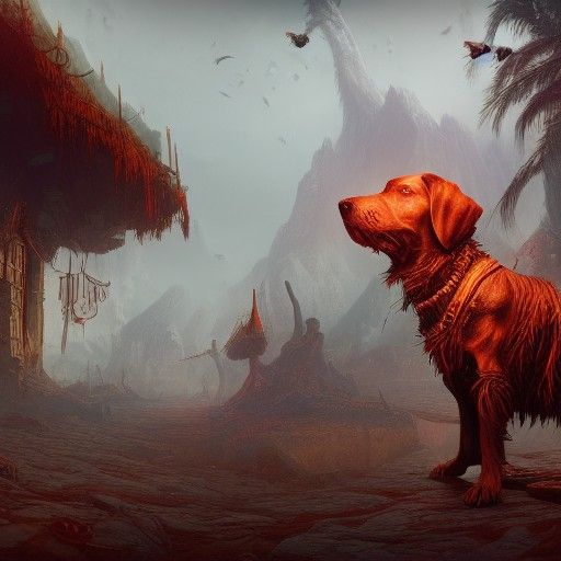 dead dog - AI Generated Artwork - NightCafe Creator