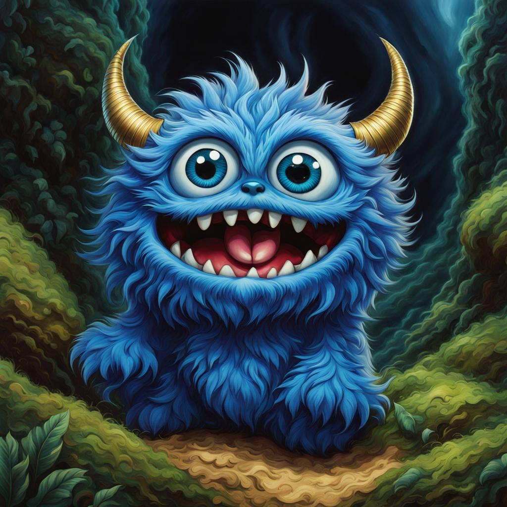 Friendly monster - AI Generated Artwork - NightCafe Creator