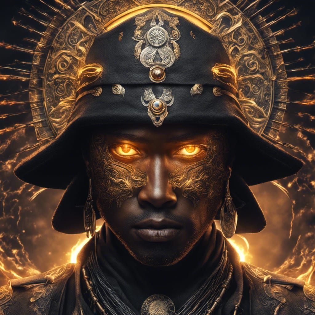 Solar samurai - AI Generated Artwork - NightCafe Creator