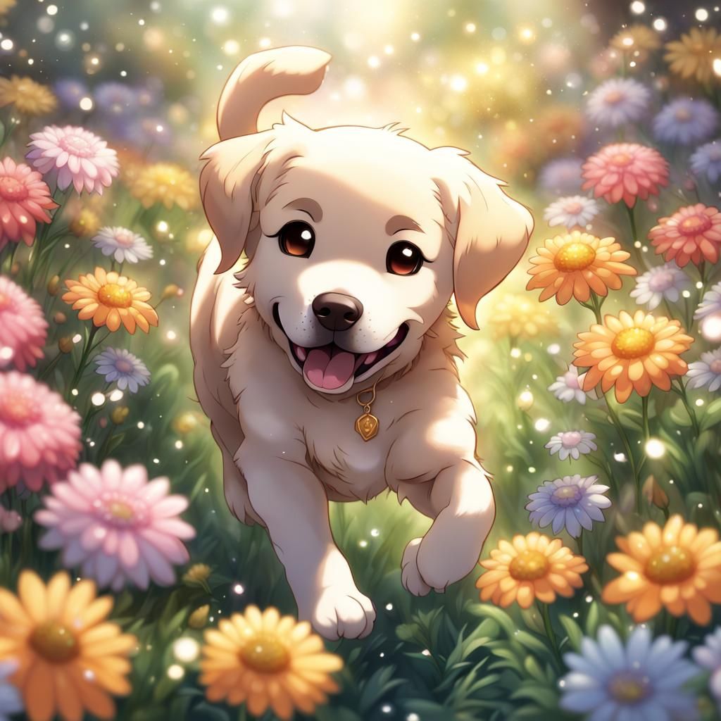 cute chibi pup - AI Generated Artwork - NightCafe Creator