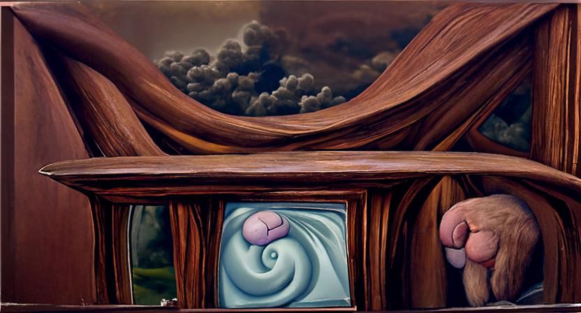 IT'S POLYCULE SOMEWHERE Steven Hillenberg Pendleton Ward art Nouveau hyperrealism surrealism ...
