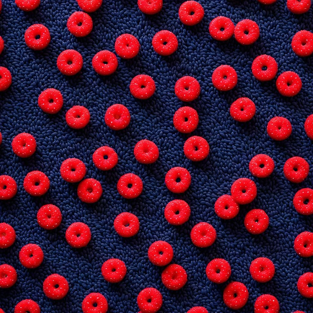 Red Life Savers - AI Generated Artwork - NightCafe Creator