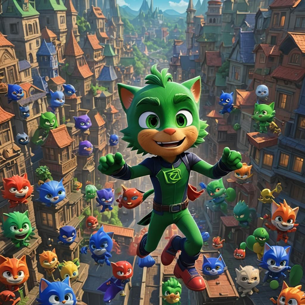 Gregory from pj mask in anime - Fantastical Gregory from PJ ...