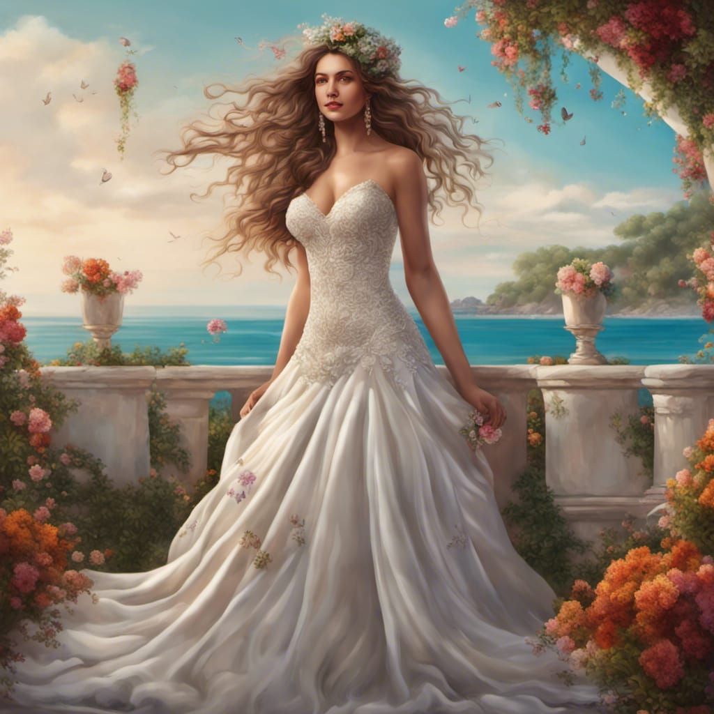 Pretty Bride - AI Generated Artwork - NightCafe Creator