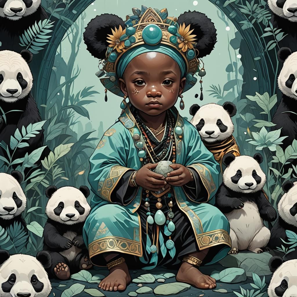 Panda Boy - AI Generated Artwork - NightCafe Creator