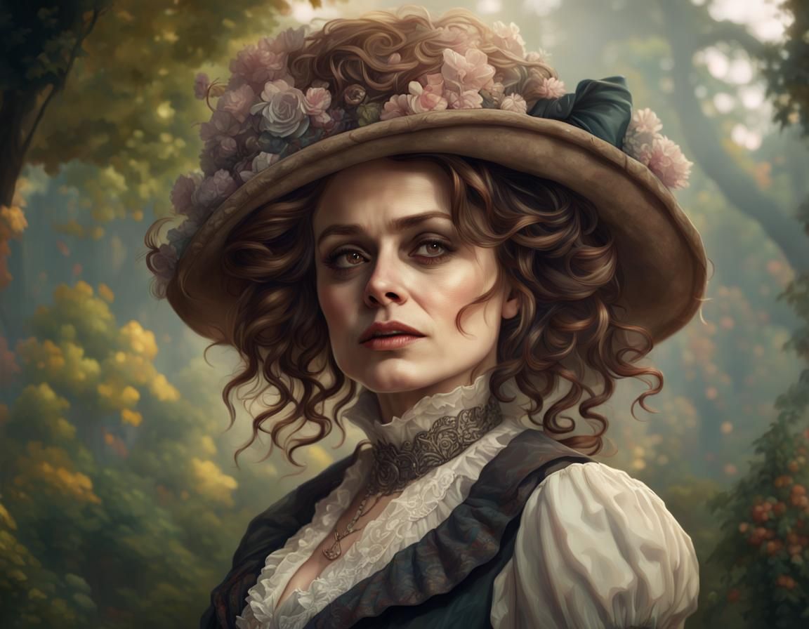 Helena Bonham Carter - AI Generated Artwork - NightCafe Creator